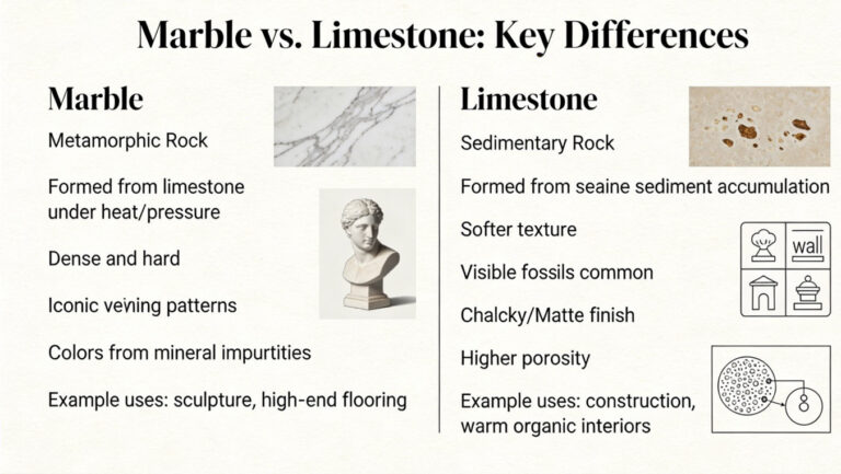 Marble Vs Limestone: What’s The Real Difference Between The Two Stones ...